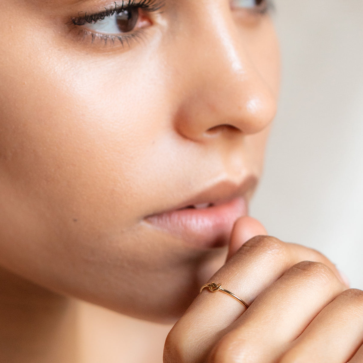 Solid Gold Simple Knot Ring – local eclectic