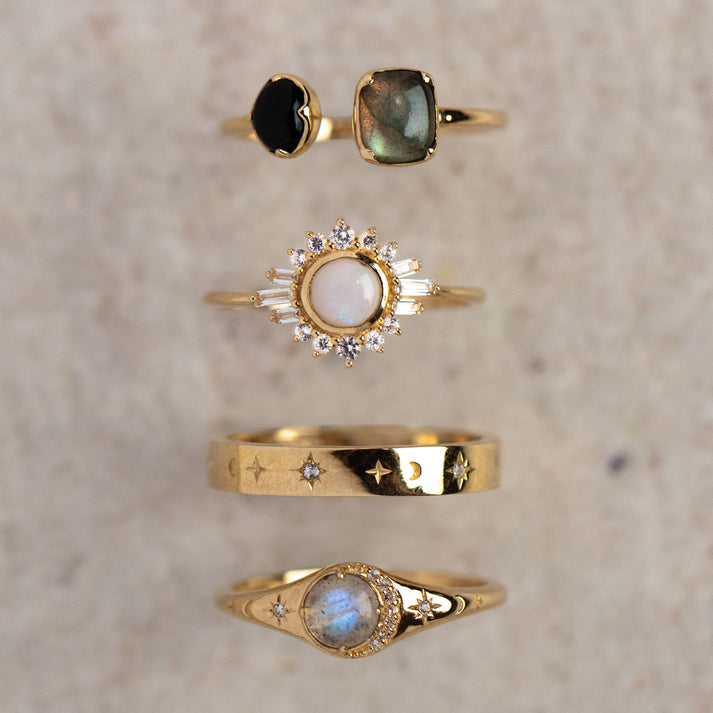 Solid Gold Night Sky Bold Band | Local Eclectic – local eclectic