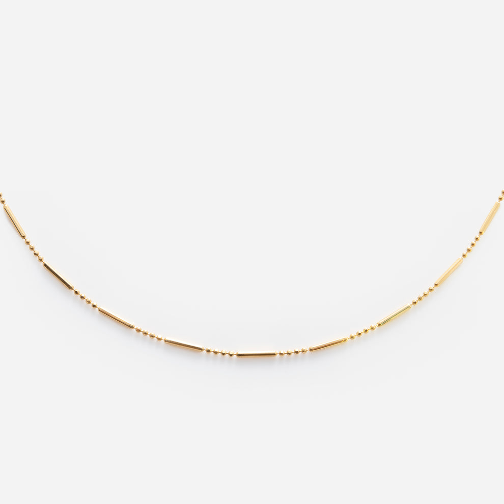 Solid Gold Dot Dash Chain | Local Eclectic – local eclectic