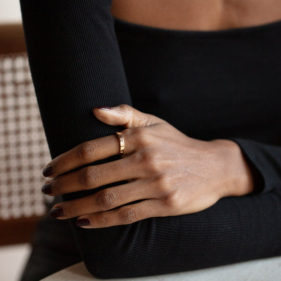 Solid Gold Night Sky Bold Band | Local Eclectic – local eclectic