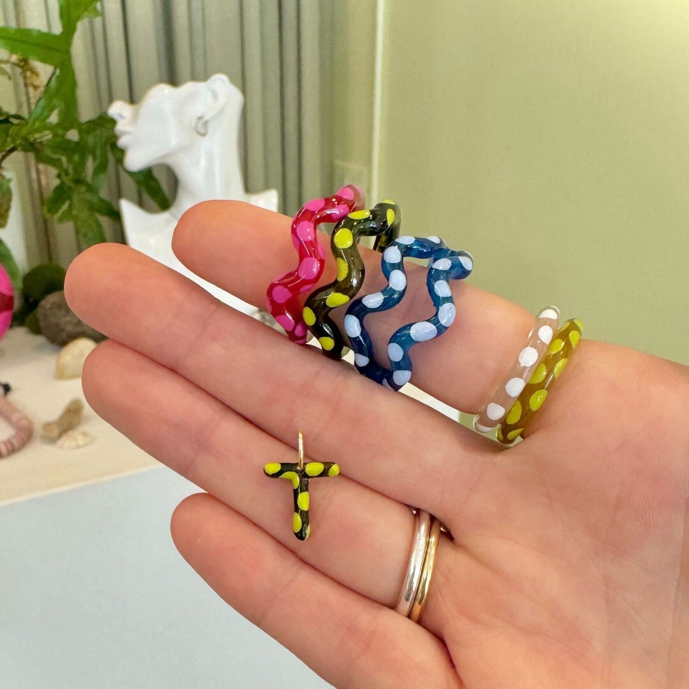 Jelly Pickle Letter Charm – local eclectic