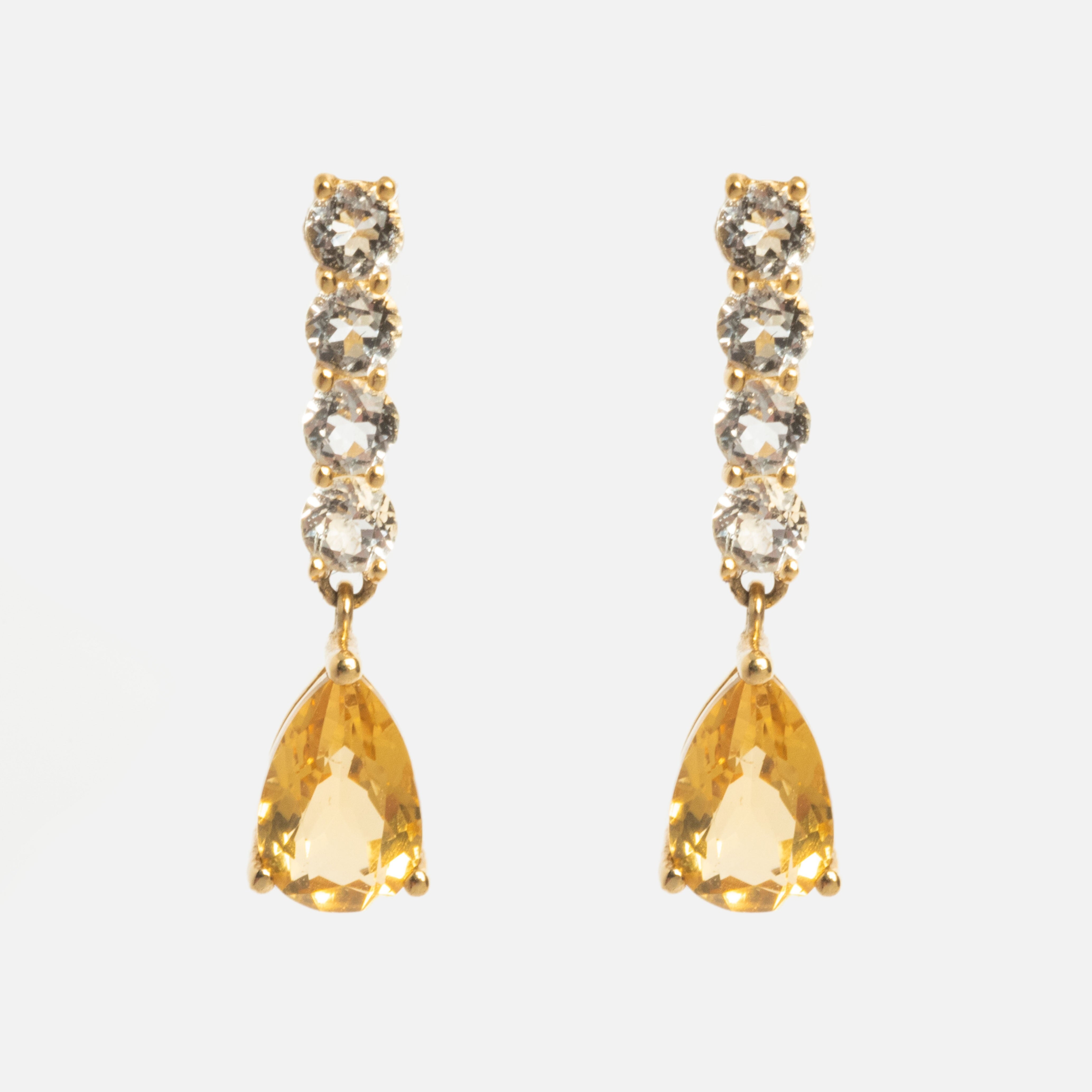 Solid Yellow, White, and Rose Gold Earrings | Local Eclectic – local ...
