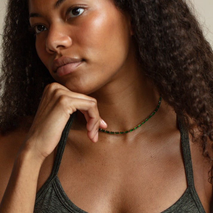 Duomo Emerald Green Necklace | Local Eclectic – local eclectic