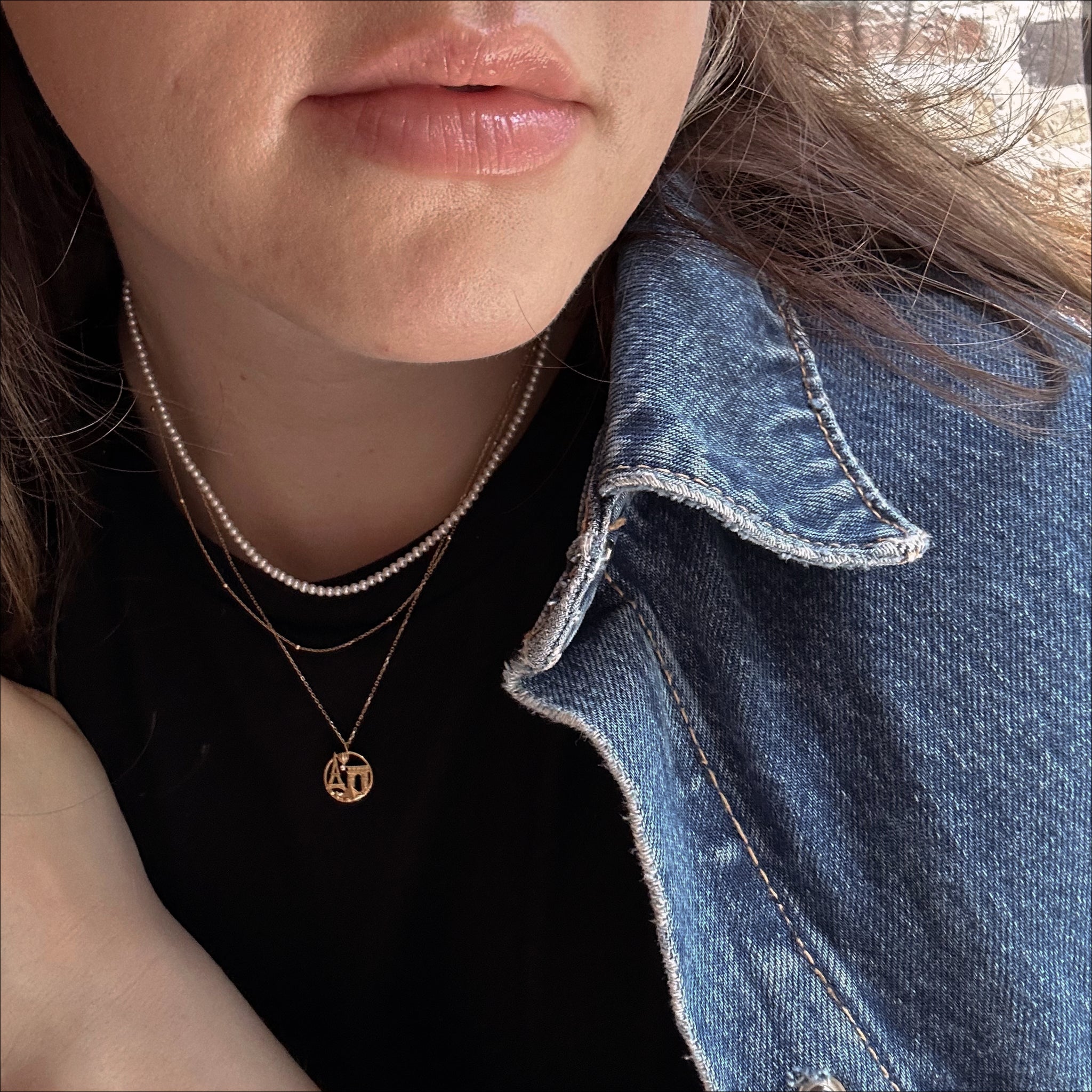 Solid Gold Classic Beaded Chain | Local Eclectic – local eclectic