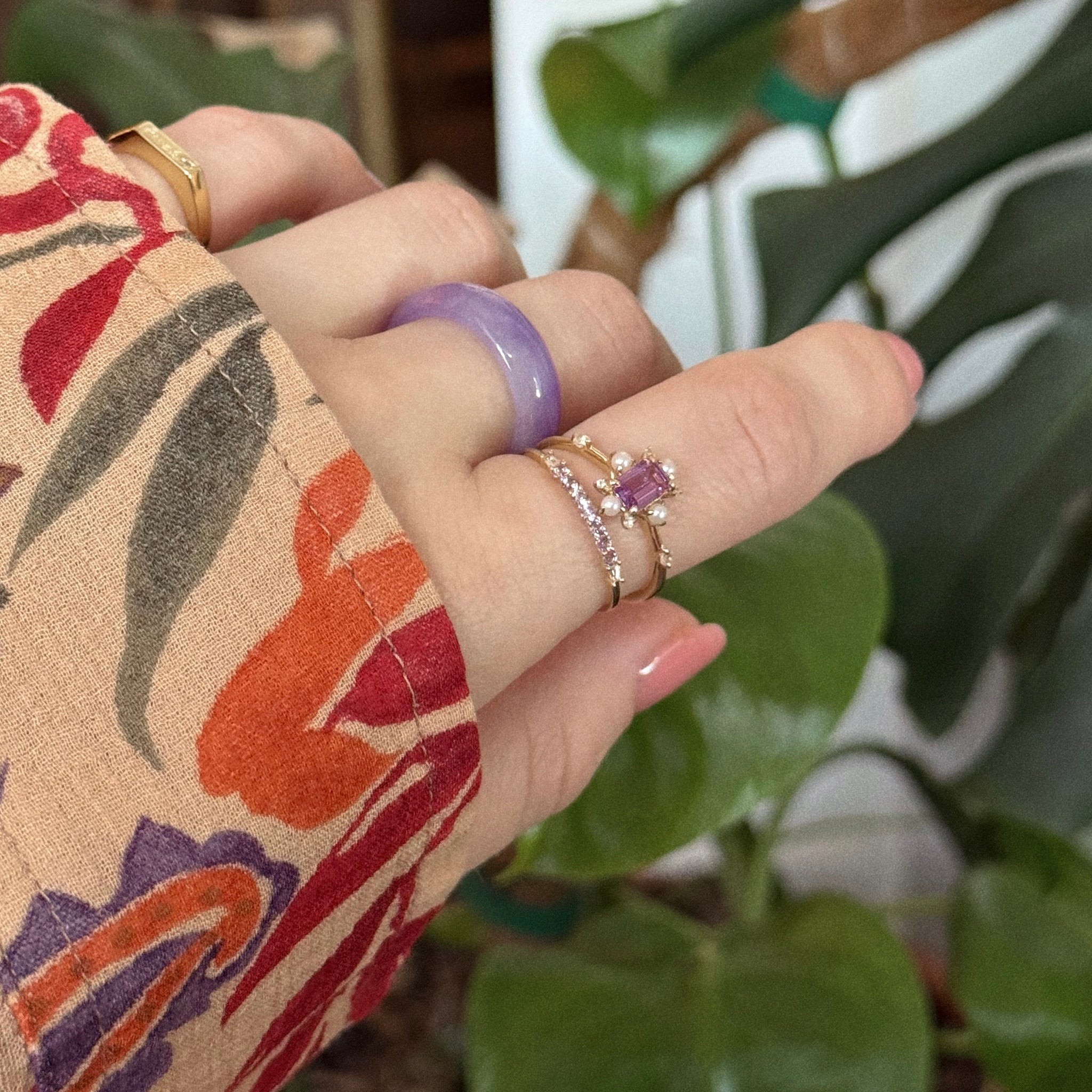 Solid Gold Art Deco Alexandrite Statement Ring | Local Eclectic – local eclectic