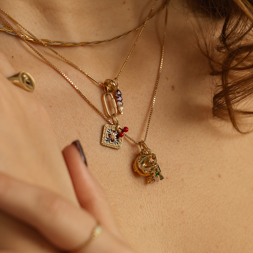 Solid Gold Dot Dash Chain | Local Eclectic – local eclectic