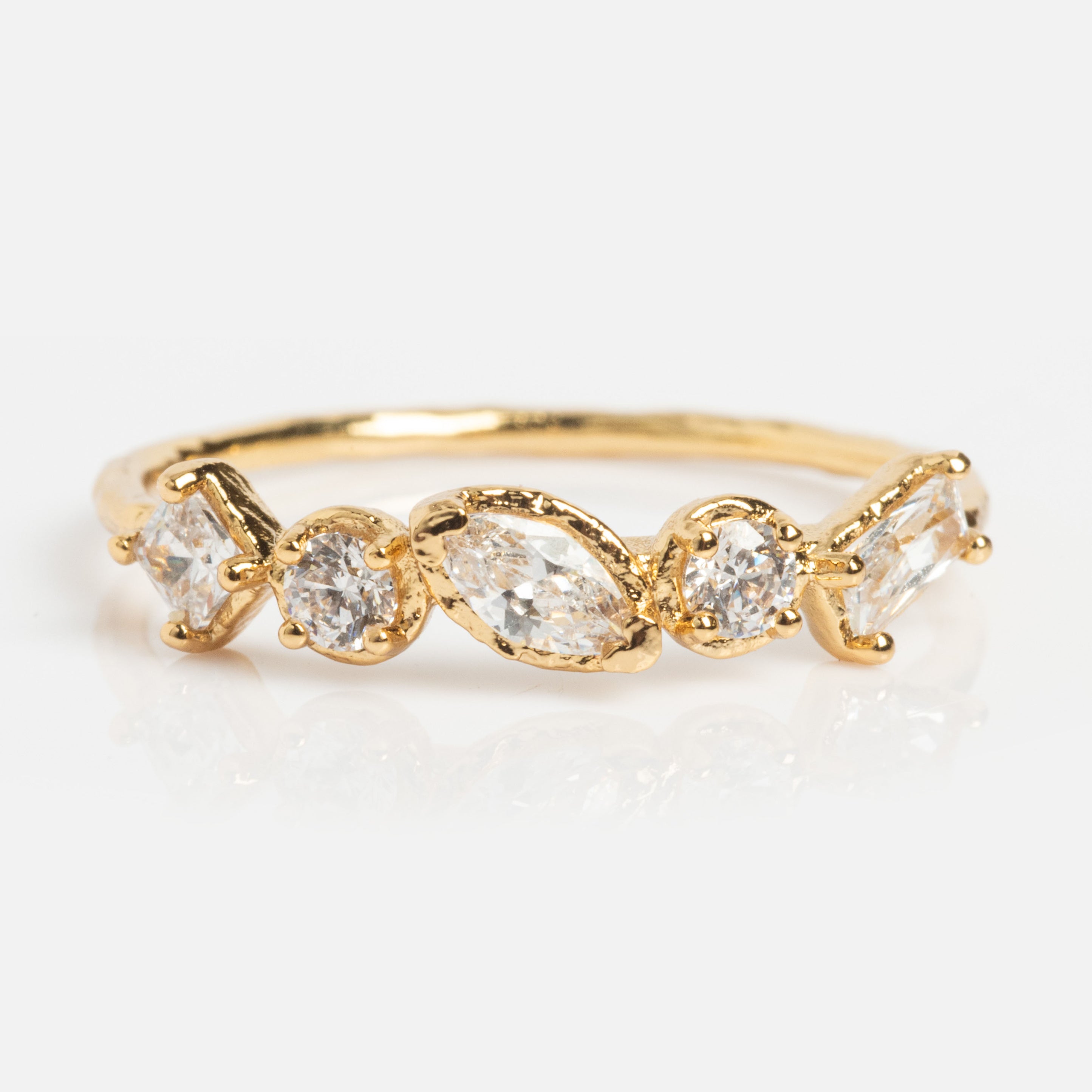 Ombre Gold Birthstone Ring | Local Eclectic – local eclectic