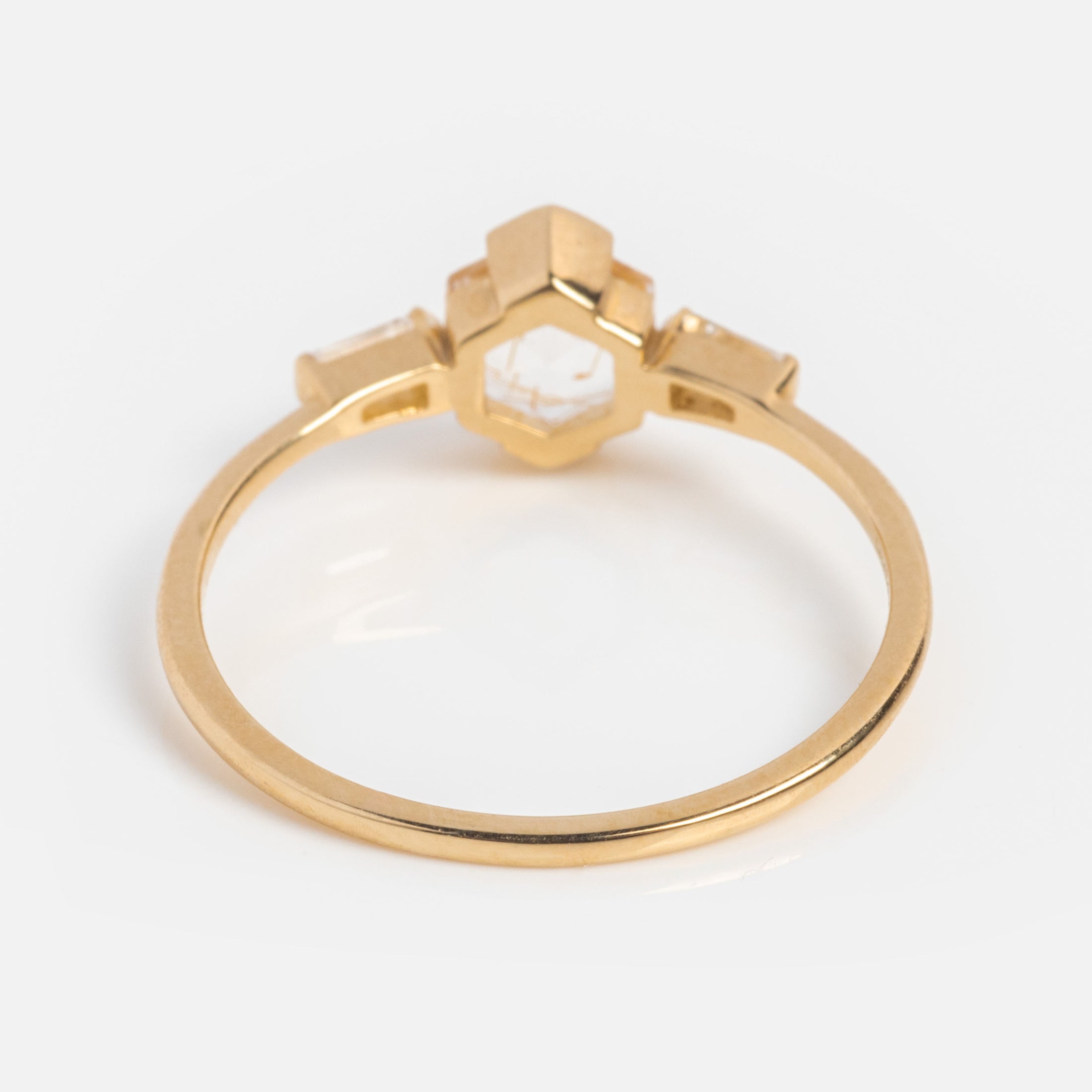 Solid Gold Rutilated Quartz Illumination Ring | Local Eclectic – local ...
